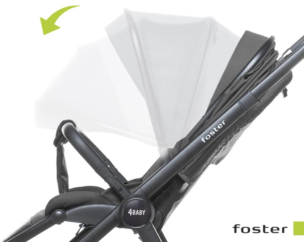 4Baby Kočárek FOSTER zelená
