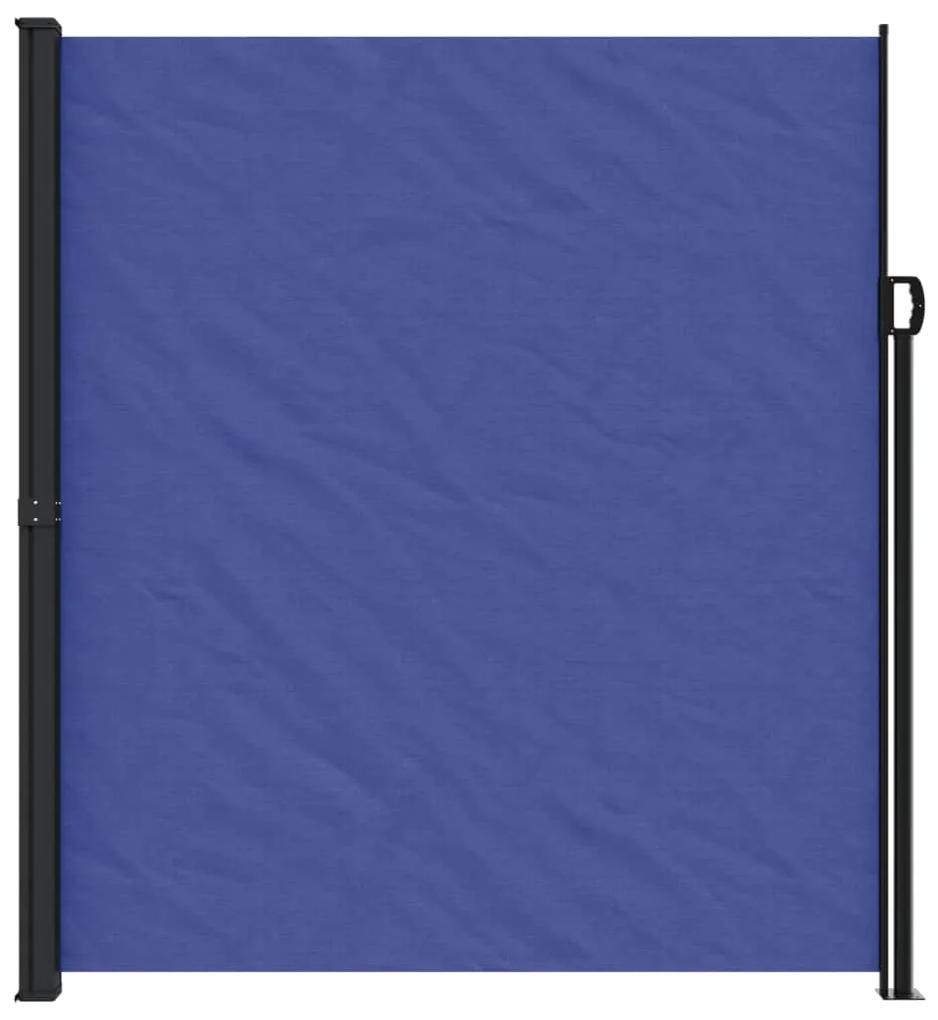 Zatahovací boční markýza modrá 220 x 300 cm