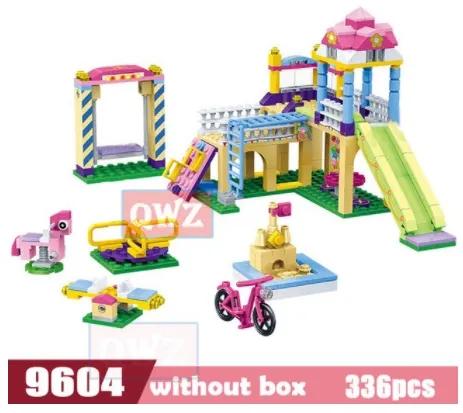 Mini stavebnice pro dívky, různé druhy Varianta: dětské hřiště 336 ks