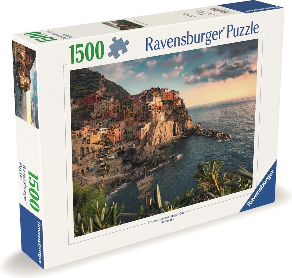 Puzzle ravensburger 120007050 pohled na cinque terre