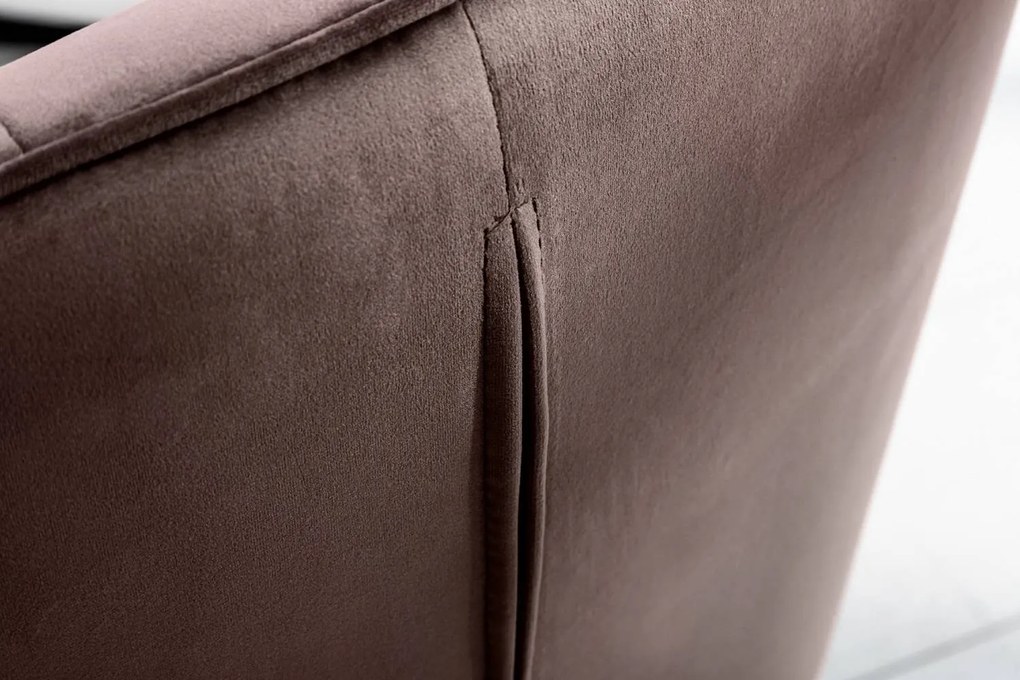 Designová židle Giuliana taupe hnědá