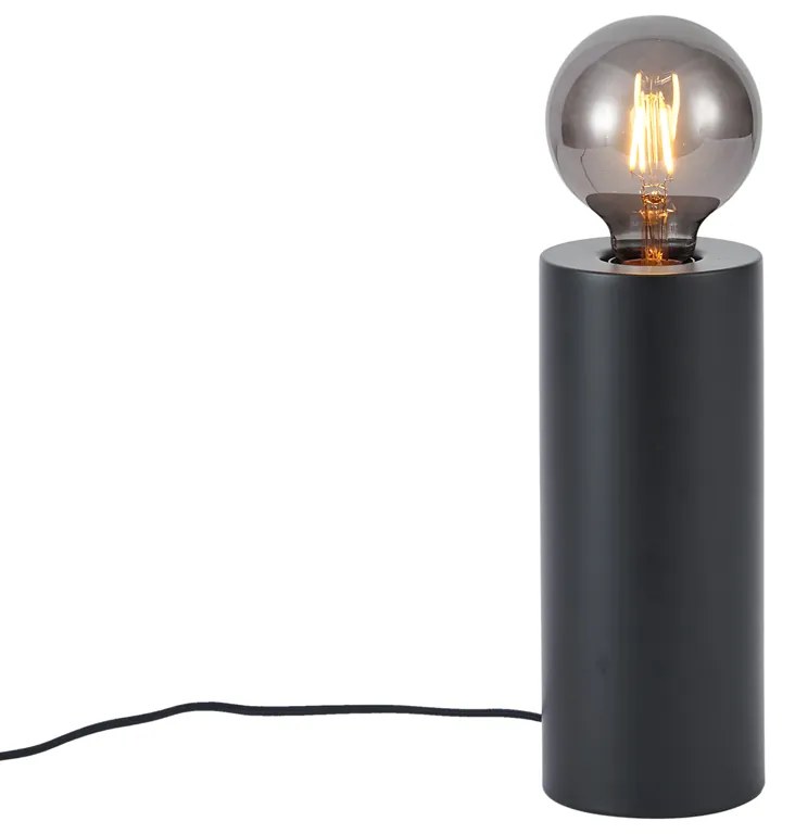 Moderní stolní lampa černá 24 cm - Cylinder Biano.cz