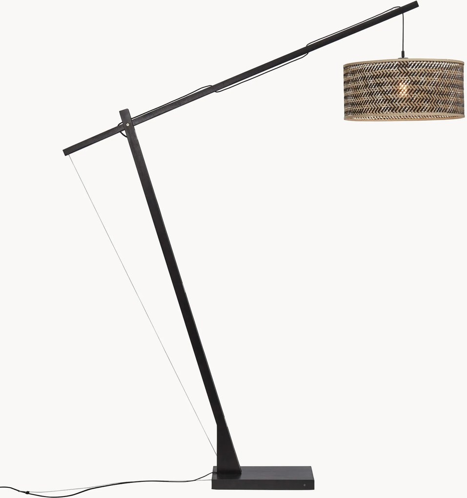 Luková lampa z bambusu Java