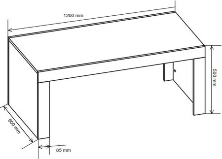 Konferenční stolek KLIO 120 cm burgund