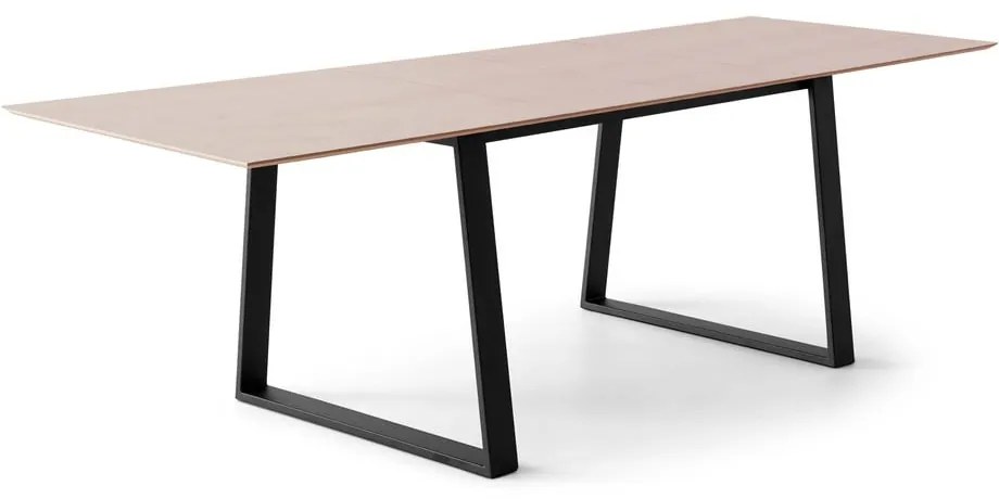 Rozkládací jídelní stůl s deskou v dubovém dekoru v přírodní barvě 100x210 cm Meza – Hammel Furniture