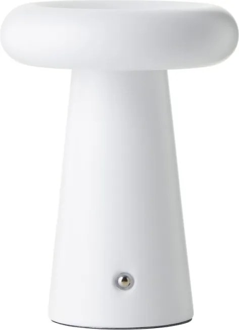 Brilliant G40895/75 Venkovní AKU stolní lampa MUFFIN matná bílá USB-C