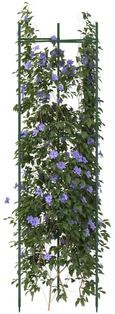 Podpěrné klece pro rajčata 4 ks 116 cm ocel a PP 3281483