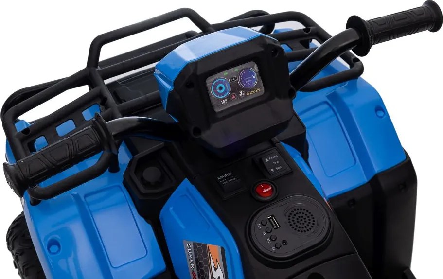 LEAN CARS Čtyřkolka na akumulátor JC915, modrá