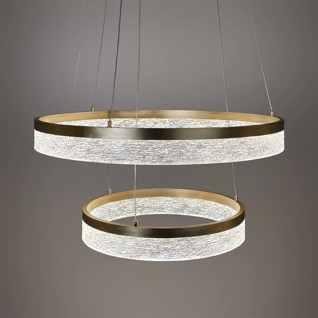 Závěsné LED svítidlo Gala, 2x LED 54w, 4000k, g