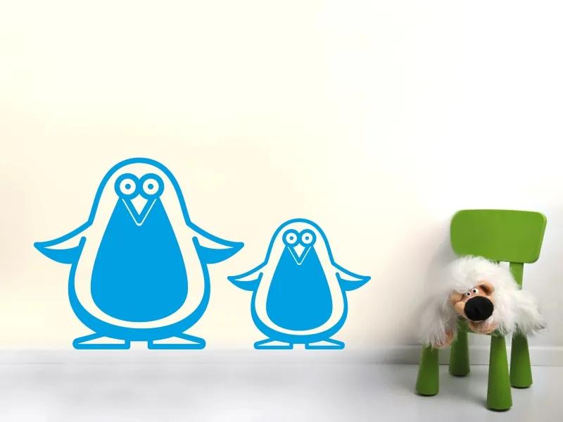 WALLVINIL Samolepky na zeď - Penguin Barva: Béžová, Velikost: 60x66 cm