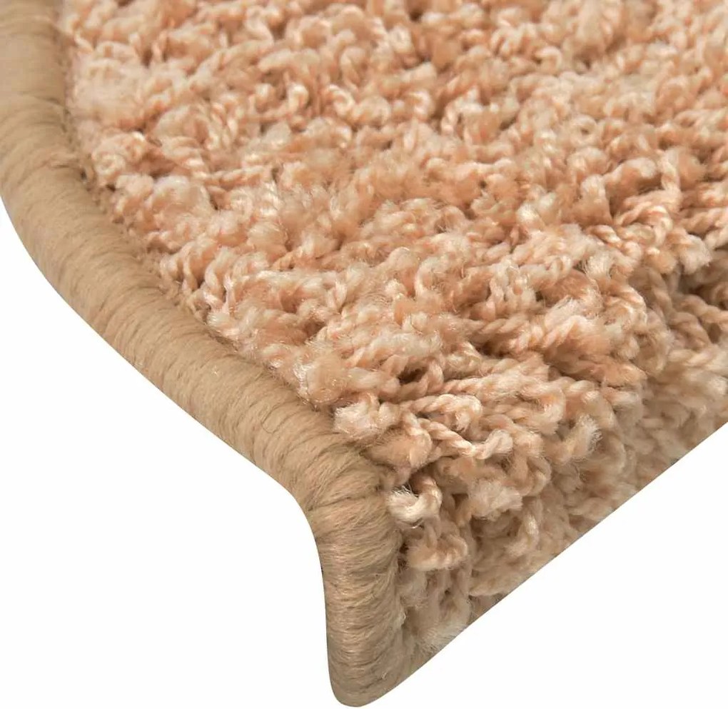 Schodové rohože 30 ks 56 x 17 x 3 cm zlaté půlkulaté 3365808