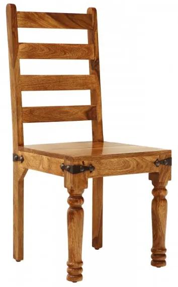 Indický nábytek - Židle Jali z indického masivu palisandr Only stain