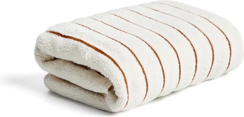 Oranžový/béžový froté bavlněný ručník 50x90 cm Dorane – Kave Home