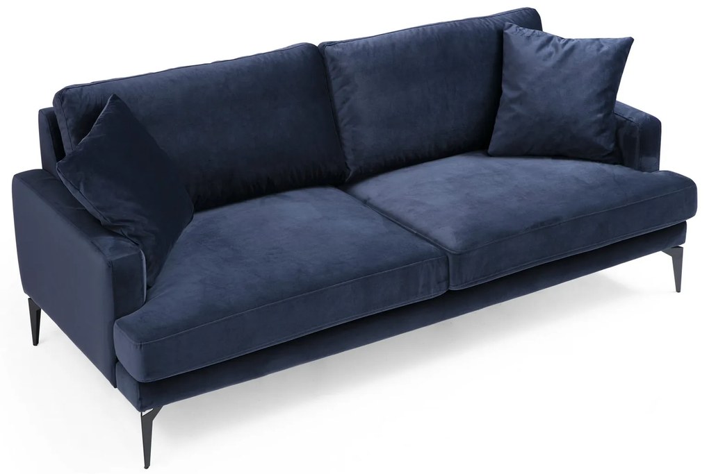 Atelier del Sofa Dvoumístná pohovka PAPIRA námořnicky modrá 175 cm 560ARE1505