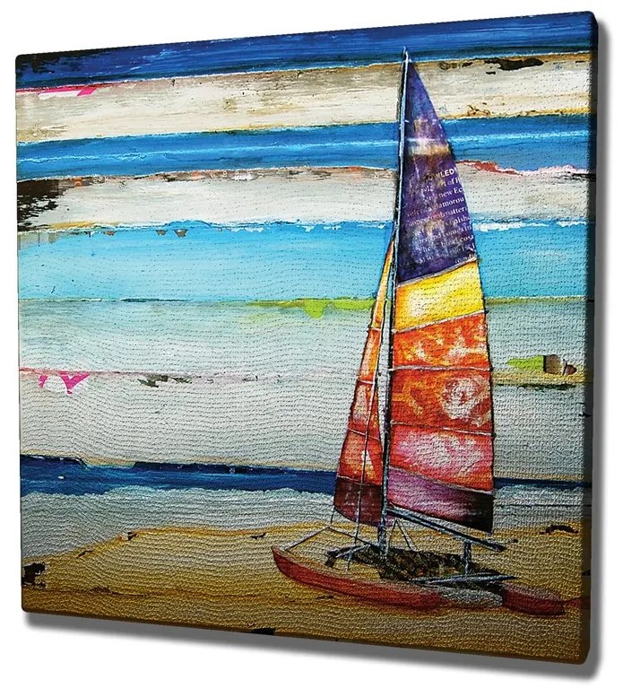 Obraz na plátně Windsurfing KC211 45x45 cm