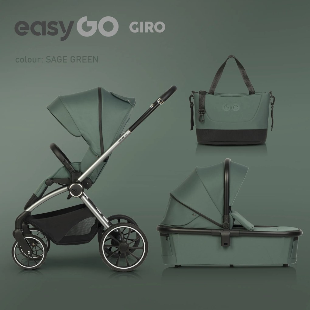 Kombinovaný kočárek EasyGo Giro 2v1 Sage Green