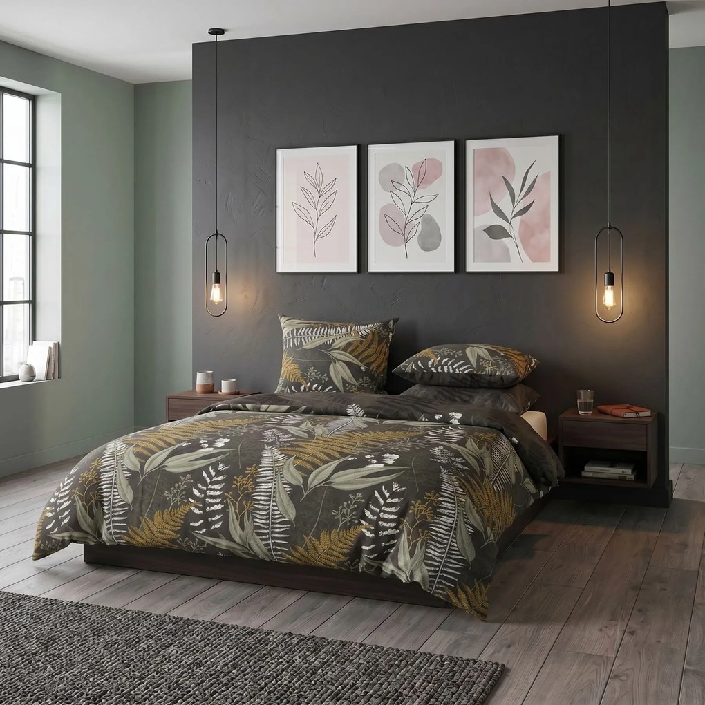 Saténové povlečení LUXURY COLLECTION KAPRADÍ - 1x 140/220, 1x 70/90cm