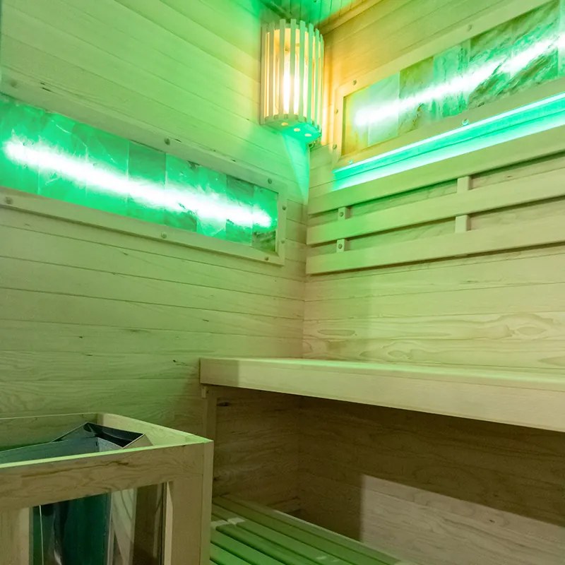 BPS-koupelny Finská sauna Relax HYD-4782 120x120, 2 osoby