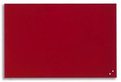 2x3 Tabule Glass board 40x60cm, magnetická, sklo, červená