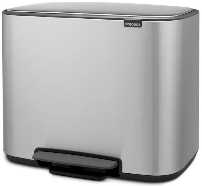 Brabantia BO pedálový koš 3x11L matná ocel otiskuvzdorná