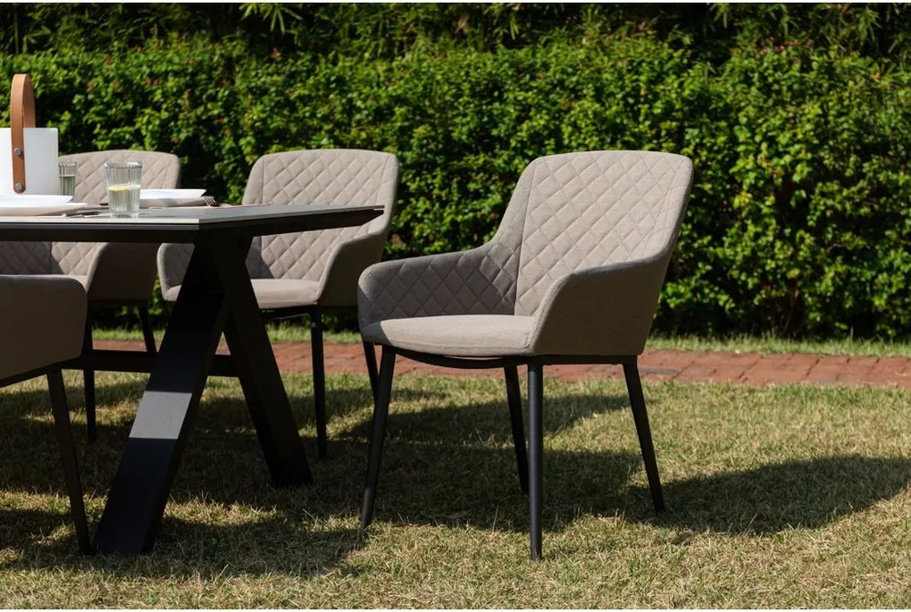 Doppler NOVA PARIS LIKA-TEX® zahradní sedací souprava 4+1 mocca