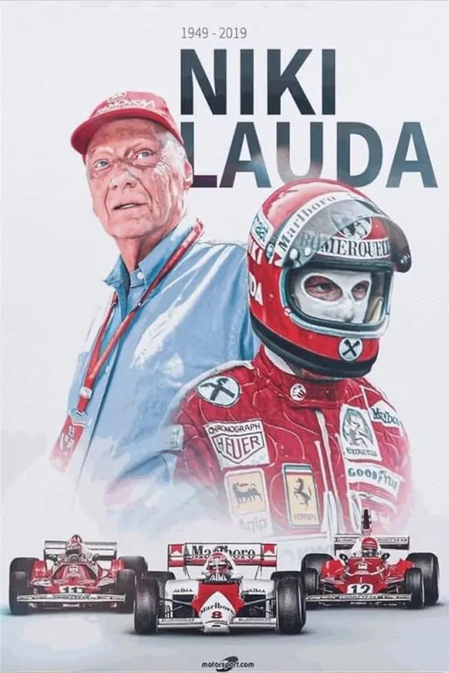 Plechová cedule Niki Lauda II Velikost: A4 (30 x 20 cm)