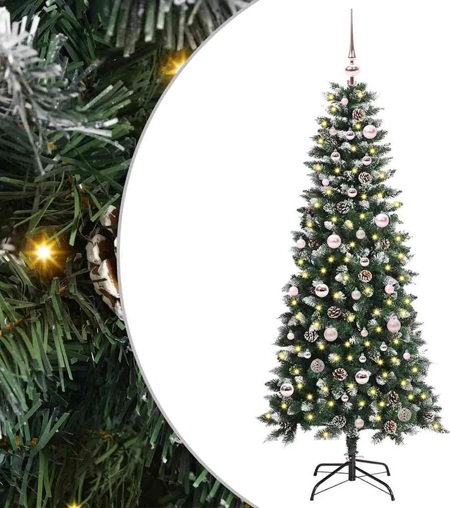 Umělý vánoční stromeček Zelená 150 cm PVC, plast a ocel 3395810