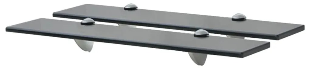 Plovoucí police 2 ks sklo 50 x 20 cm 8 mm 3051528