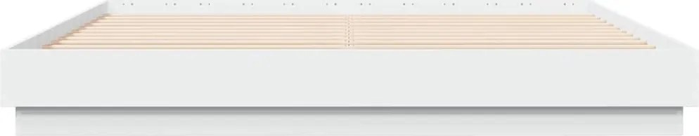 Rám postele s LED osvětlením bílý 180 x 200 cm 3209772