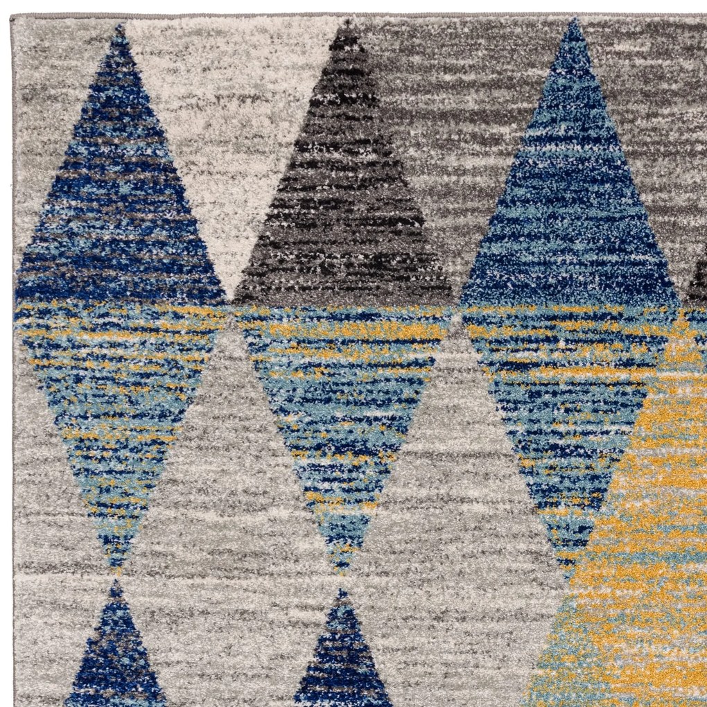 Tribeca Design Kusový koberec Jars Harlequin Blue Rozměry: 120x170 cm