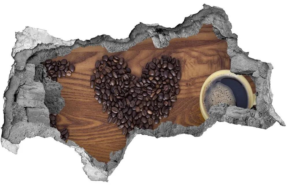 Wallmuralia Fototapeta díra na zeď I love coffee 95x73 cm
