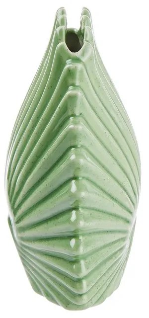 LEAF Váza 16 cm - zelená