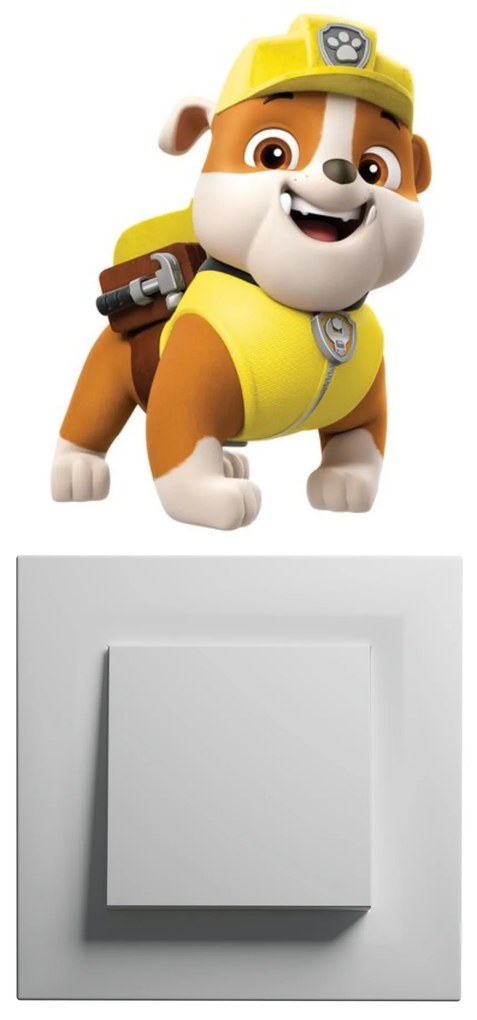 PIPPER. Samolepka nad vypínač "PAW Patrol - Rubble"