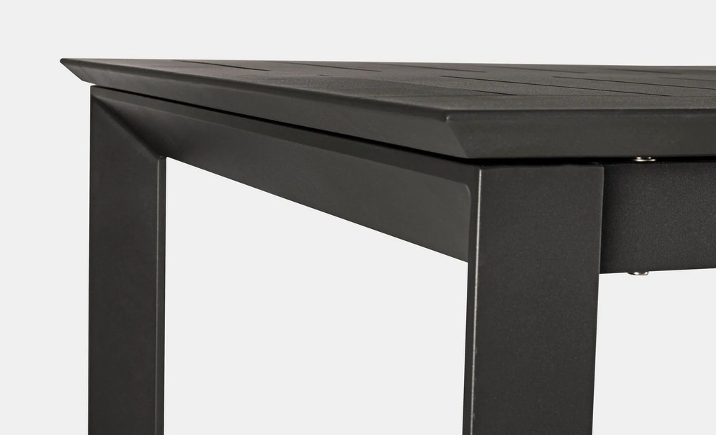 BIZZOTTO Rozkládací zahradní stůl KONNOR 160x100 cm antracit 0662278
