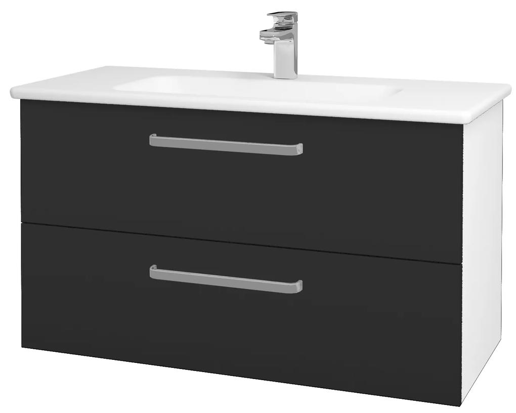 Dřevojas Koupelnová skříň GIO SZZ2 100 Varianta: N08 Cosmo / Úchytka T04 / N08 Cosmo