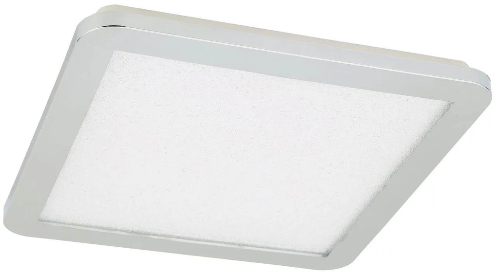 LED panel do koupelny NAPOLEONE, 30X30cm, teplá bílá, metalická bílá Clx NAPOLEONE
