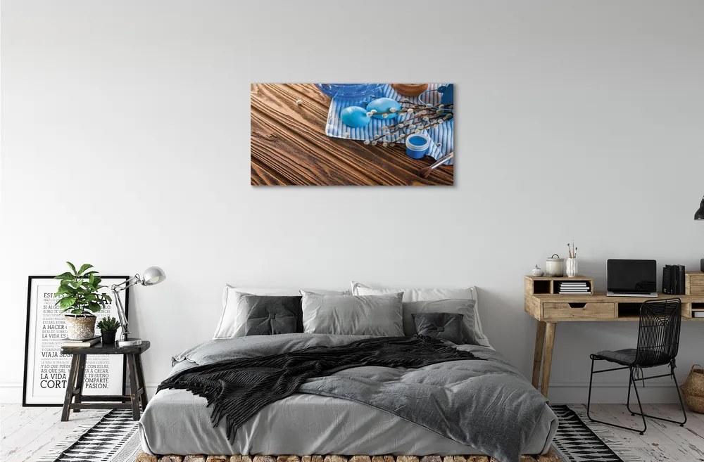 Obrazy na plátně Vaječné ředitelné nátěrové hmoty desky 120x60 cm