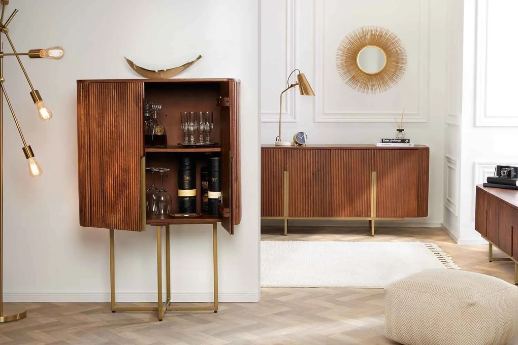 Designový TV stolek Daichi 160 cm mango