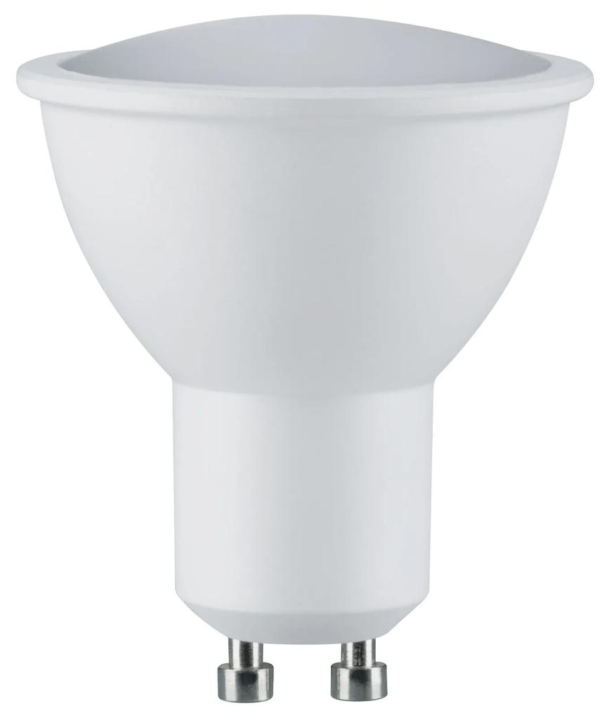 Paulmann 28798 LED žárovka, 5,5W GU10 2700K 460lm, Easy DIM stmívání klasickým vypínačem, výška 5,6cm