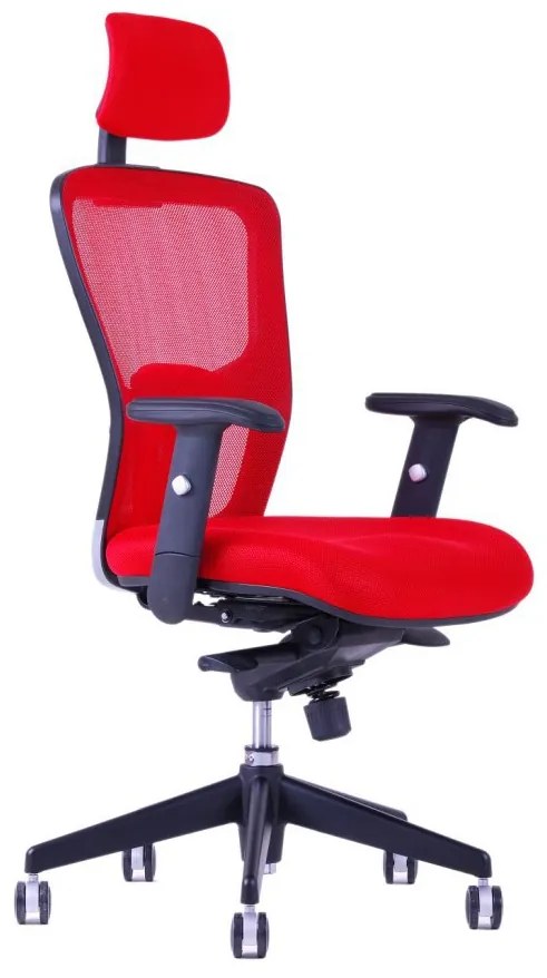 Office Pro Kancelářská židle DIKE SP - s podhlavníkem, DK 13, červená