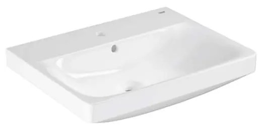 Grohe Euro Ceramic - Umyvadlo 60x47 cm, s přepadem, otvor pro baterii, alpská bílá 102415SH00
