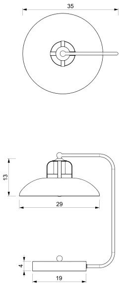 Stolní lampa FELIX 1xE27/60W/230V zelená