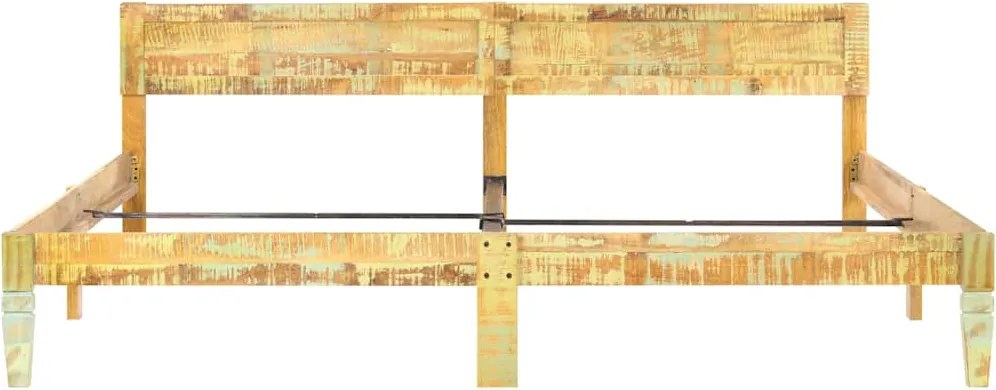 Rám postele masivní recyklované dřevo 200 x 200 cm 288439