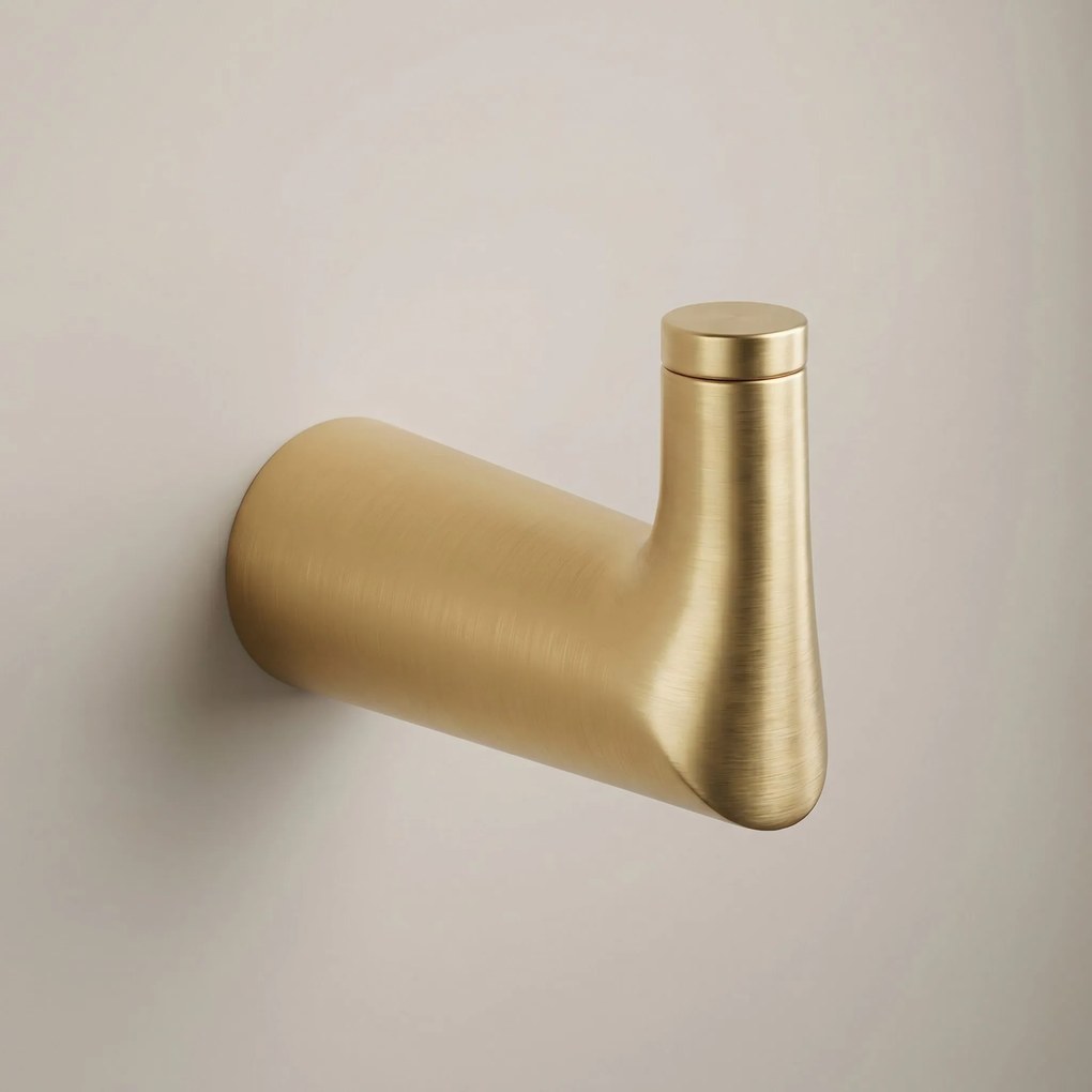 Rea Rea, Koupelnový háček 16204 Vibe Brush Gold, REA-60102