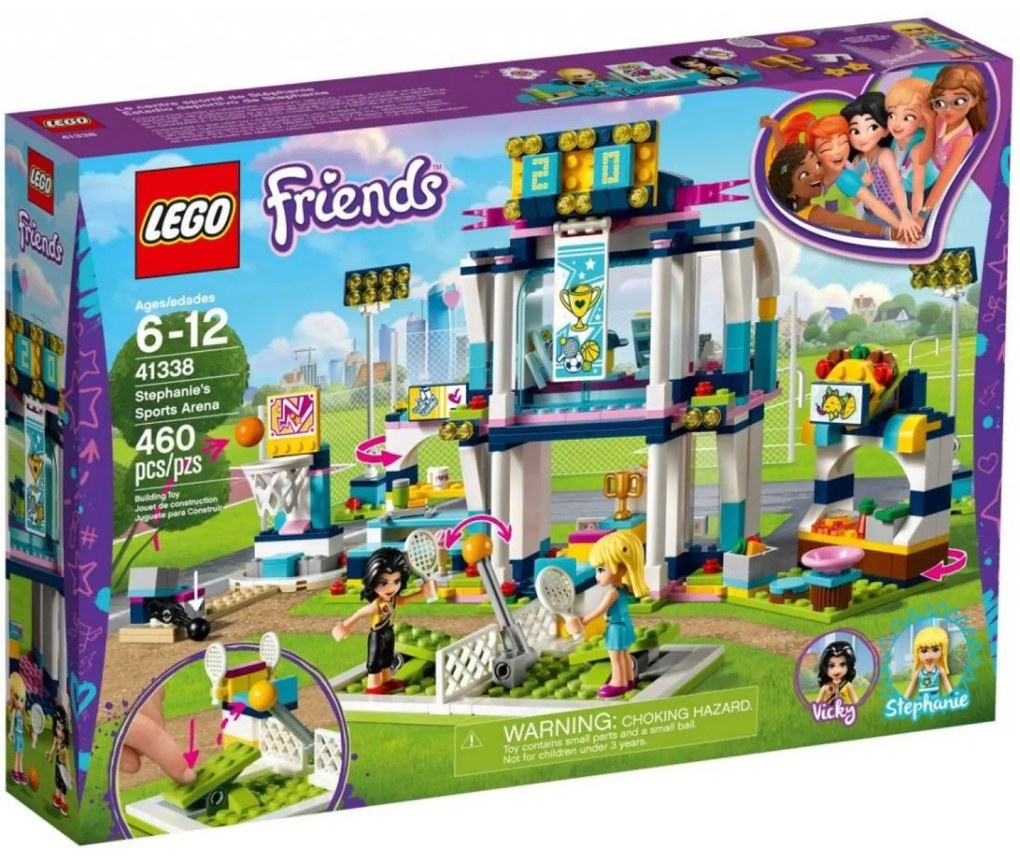 Stavebnice lego friends 41338 stephanie ve sportovní aréně