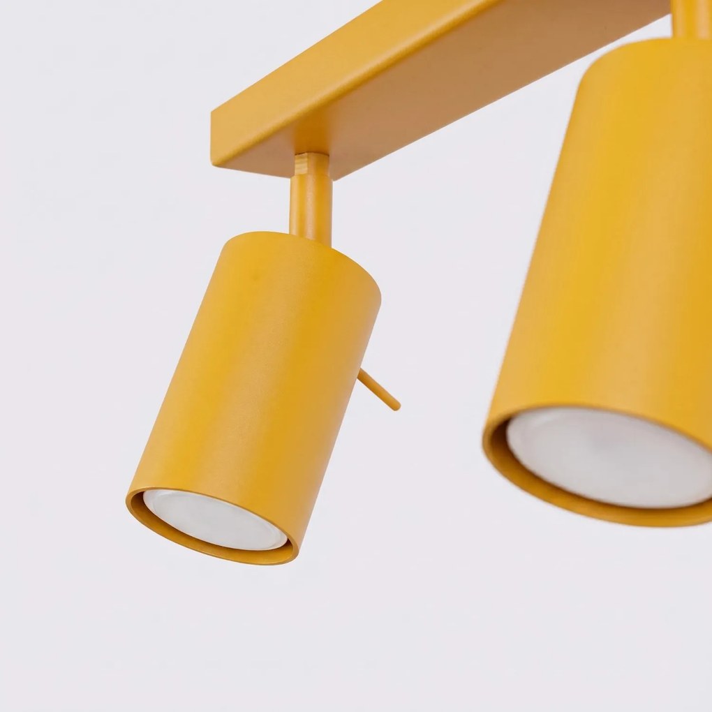 Sollux Lighting Stropní svítidlo RING 4L žluté