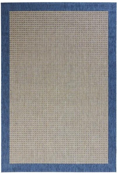 Moderní kusový koberec bouclé Natural 102718 modrý Typ: 80x150 cm