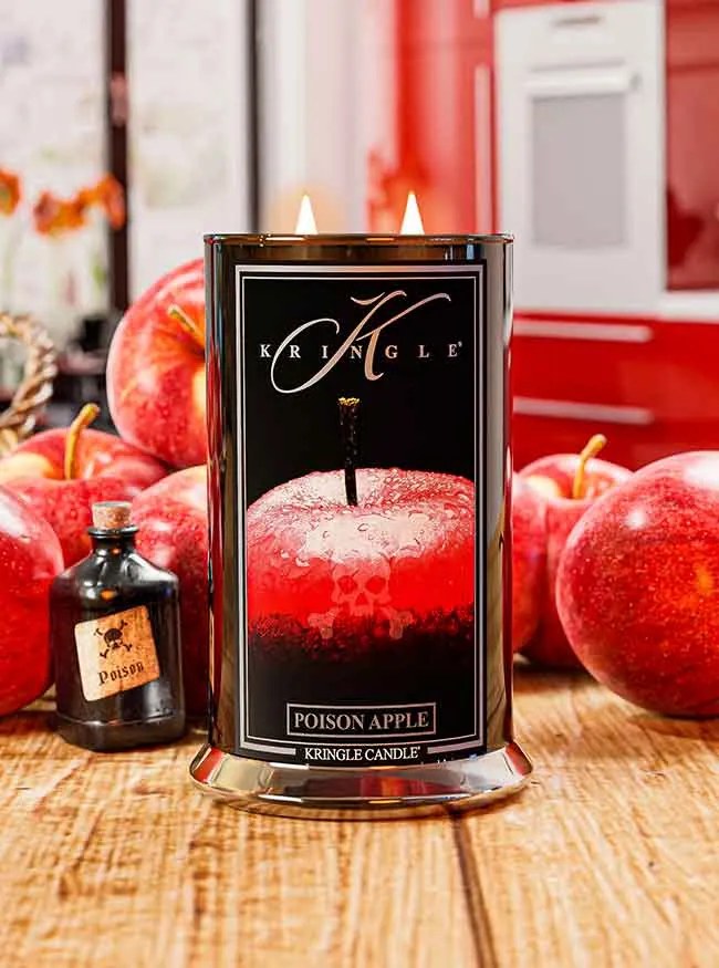 Kringle Candle svíčka Halloween Poison Apple (sójový vosk), 623 g