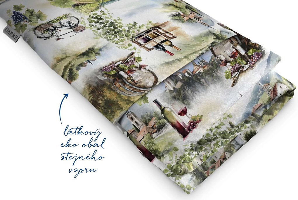 Bavlněné povlečení Vína z Moravy Velikost: atypický 200 x 200 + 2 x 70 x 90