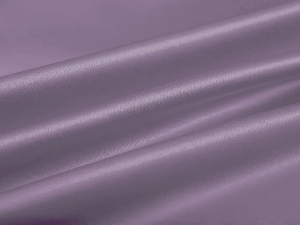 Biante Saténový kulatý ubrus polyesterový Satén LUX-L043 Fialová lila Ø 110 cm